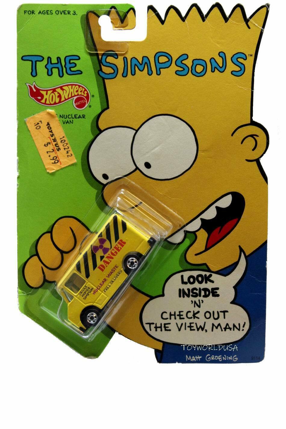 Atomic Toys: Homer Simpson Hot Wheels Nuclear Waste Van | Atomic Tourism
